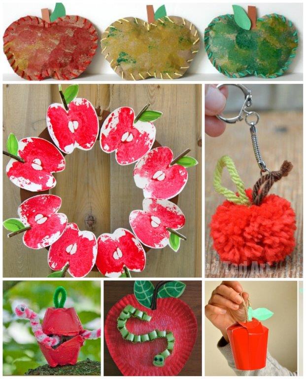 20 Apple Craft Ideas Red Ted Art s Blog