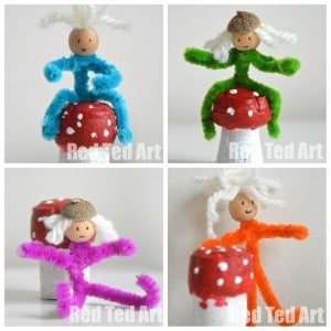 Easy Pipe Cleaner People - take minutes to make with simple materials