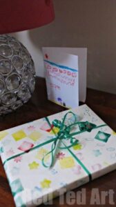 DIY Wrapping Paper for kids to make