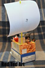 Impromptu Pirate Boat - Red Ted Art - Kids Crafts