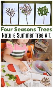Four Seasons Crafts: Summer Trees - Red Ted Art - Kids Crafts