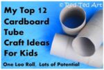 Easy Cardboard Tube Robot for Kids - Red Ted Art - Kids Crafts