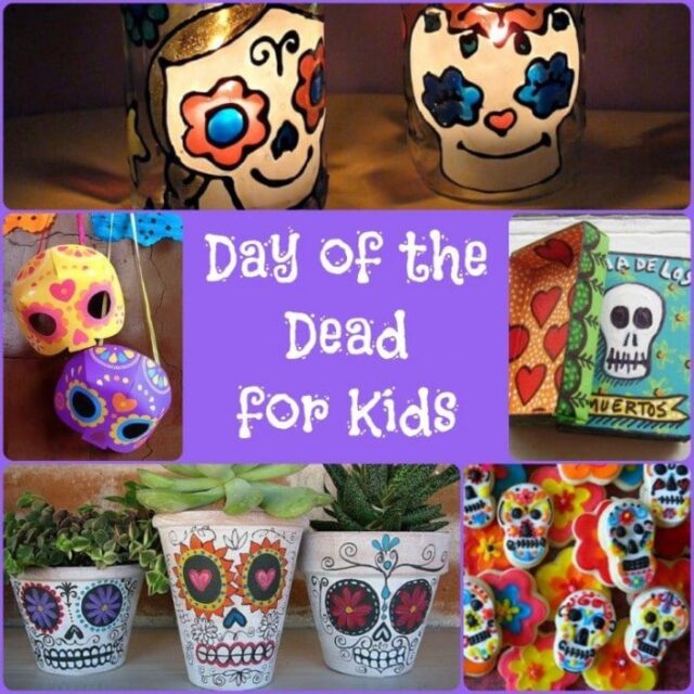 Paper Day of the Dead Luminaries - Red Ted Art - Kids Crafts