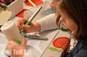 Gifts Kids Can Make - Decorated Candles
