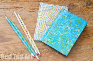 Gifts that Kids Can Make: Notebook Decoupage - Red Ted Art - Kids Crafts