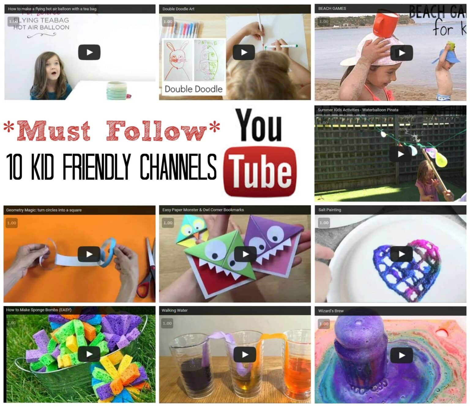 10 Kids Activities YouTube Channels You MUST subscribe to Today! - Red ...