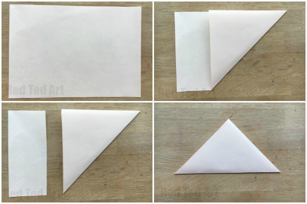 How to make an Origami Bookmark Corner Easy - RedTedArt - Easy Crafts