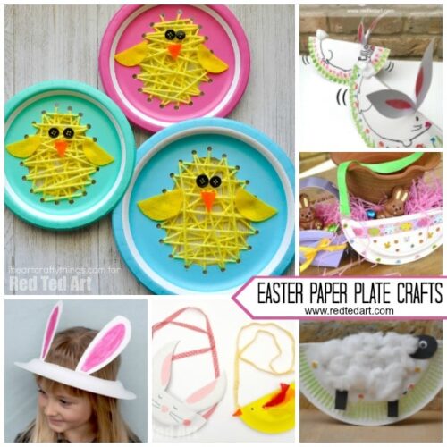 Rocking Paper Plate Sheep - Red Ted Art - Kids Crafts