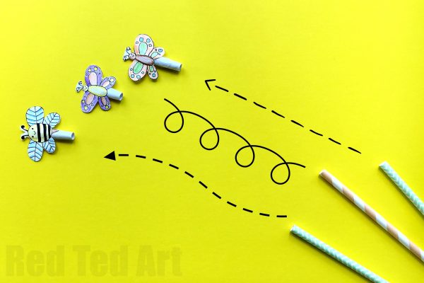 Summer Straw Shooter Craft - Red Ted Art - Kids Crafts
