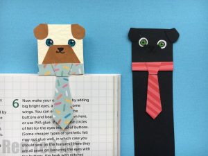 Hug a Book Pug Bookmark DIY - Red Ted Art - Kids Crafts