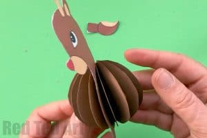 Paper Reindeer Ornament - Red Ted Art - Make crafting with kids easy & fun