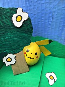 Pokemon DIY Eggs - Red Ted Art - Kids Crafts