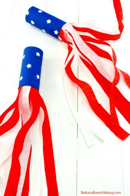4th July Crafts -American Flag Crafts for Kids 2022 - Red Ted Art