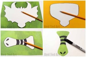 DIY Dragon Mask Printables - Red Ted Art - Make crafting with kids easy ...