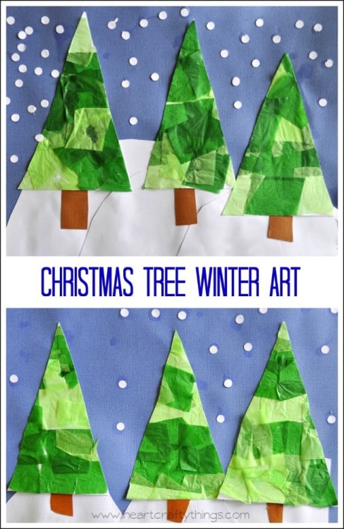 Winter Art Projects for Kids - Red Ted Art - Kids Crafts