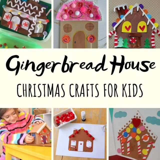 Printable Gingerbread House Cut & Paste Activity - Red Ted Art - Kids ...