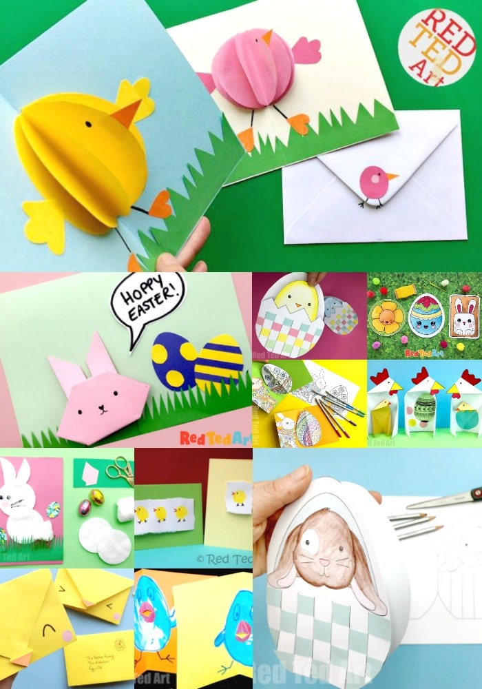 Easy Handmade Easter Cards For Kids Of All Ages Red Ted Art Easy Handmade Easter Cards For Kids Of All Ages Red Ted Art
