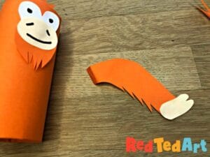 Easy Toilet Paper Roll Orangutan - Red Ted Art - Make crafting with ...