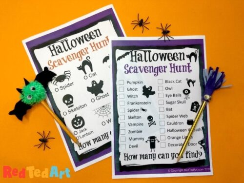 Community Events - Halloween Window Letter Hunt - Red Ted Art