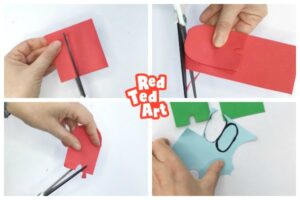 How to make Among Us Game Character Bookmarks - Red Ted Art