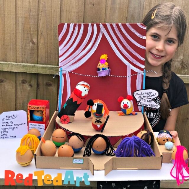Egg Decorating Competition Ideas - Eggstraodinary Circus - Red Ted Art ...
