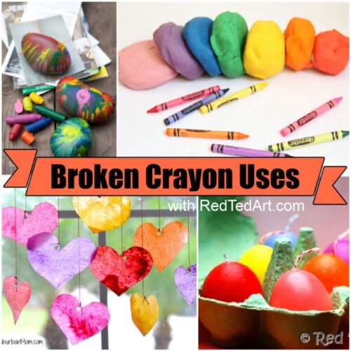 9 Unexpected Things You Can Do With Broken Crayons - Red Ted Art DIYs