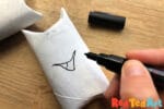 Easy Ghost Toilet Roll Gift Box - Red Ted Art - Easy Halloween Crafts