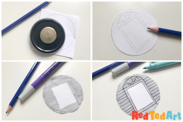 Halloween Thaumatrope - Catch the Ghost - Red Ted Art - Easy Crafts