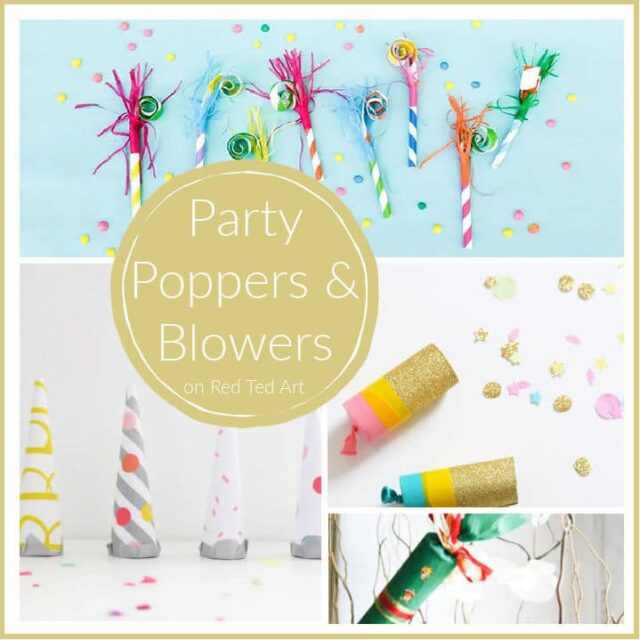 Fun DIY Party Poppers and Blowers for Kids - Red Ted Art - Easy Crafts