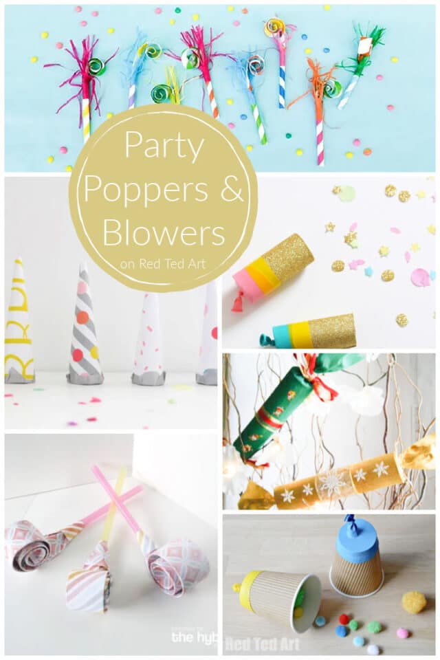 Fun DIY Party Poppers and Blowers for Kids - Red Ted Art - Easy Crafts
