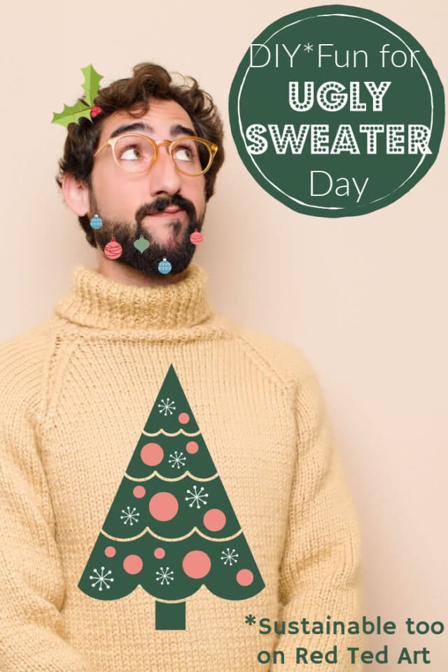Fun National Ugly Sweater Day DIY Ideas that are sustainable too
