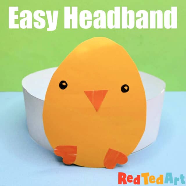 Easy Easter Chick Headbands for Preschoolers - Red Ted Art - Easy Crafts