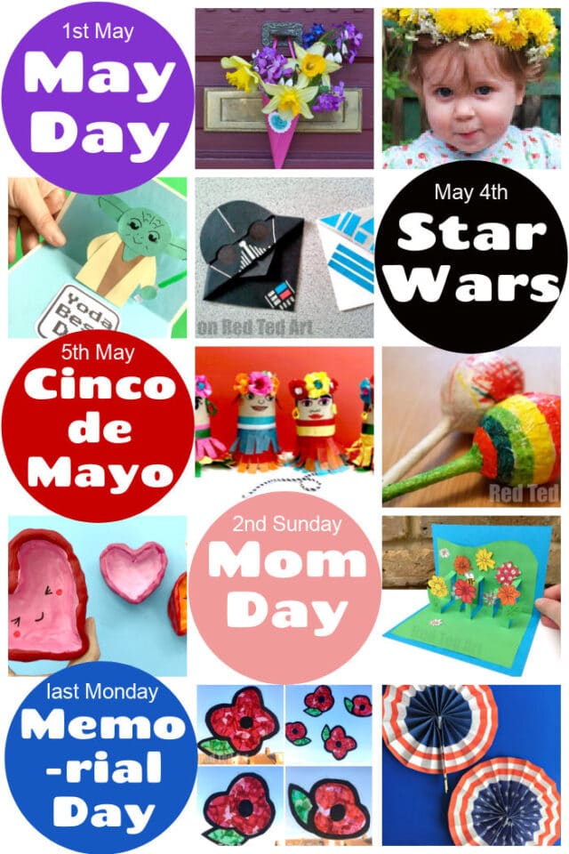 Fun Activities to do with Kids this May (and Cheap too) - Red Ted Art