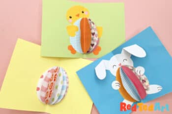 Cute & Easy DIY Easter Egg Cards - Red Ted Art - Kids Crafts