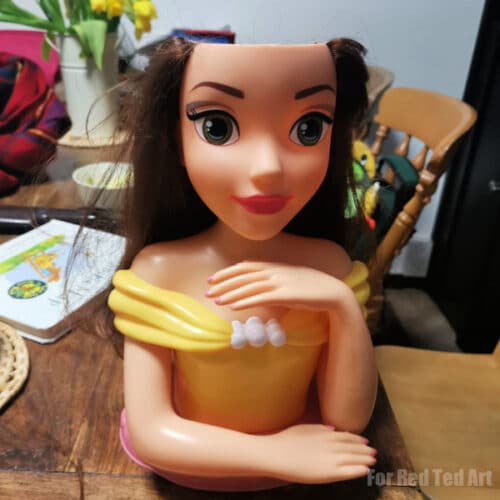 Easy Doll Head Planter for Kids - Red Ted Art - Easy DIY projects
