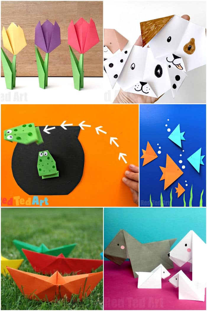 Very Simple Origami For Kids Red Ted Art Easy Kids Crafts Very Simple Origami For Kids Red Ted Art Easy Kids Crafts