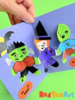 Handmade Halloween Pop Up Card (with Templates) (Easy & Fun)