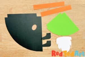 Easy Halloween Paper Gnome with Legs (Easy & Fun Decor)