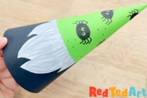 Easy Halloween Paper Gnome with Legs (Easy & Fun Decor)