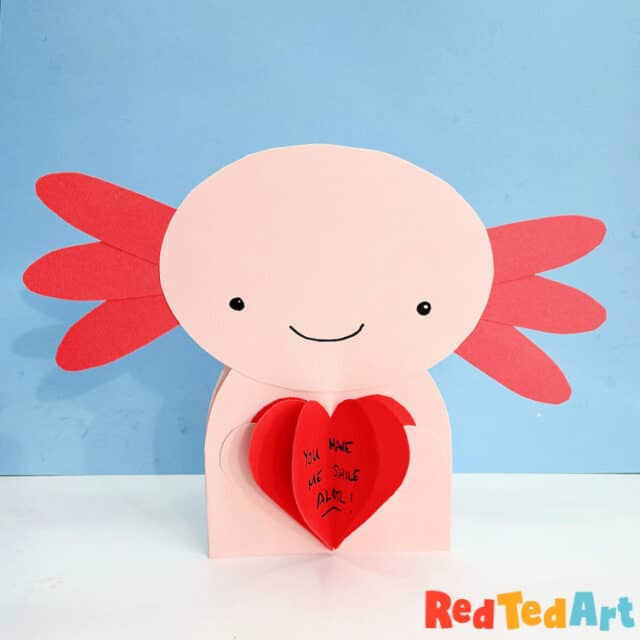 axolotl diy Archives - Red Ted Art - Kids Crafts