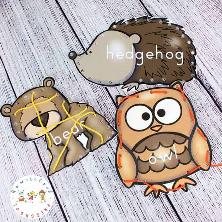 Printable Lacing Cards for Kids - Red Ted Art - Kids Crafts