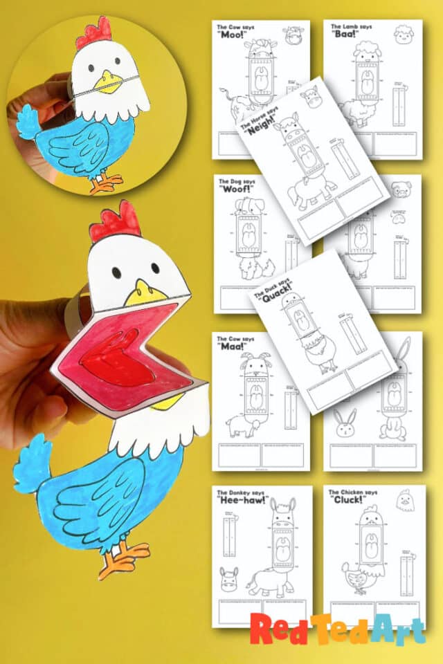 Easter Finger Puppets - Red Ted Art - Kids Crafts