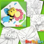 Insect Headband Craft & Coloring Pages - Red Ted Art - Kids Crafts