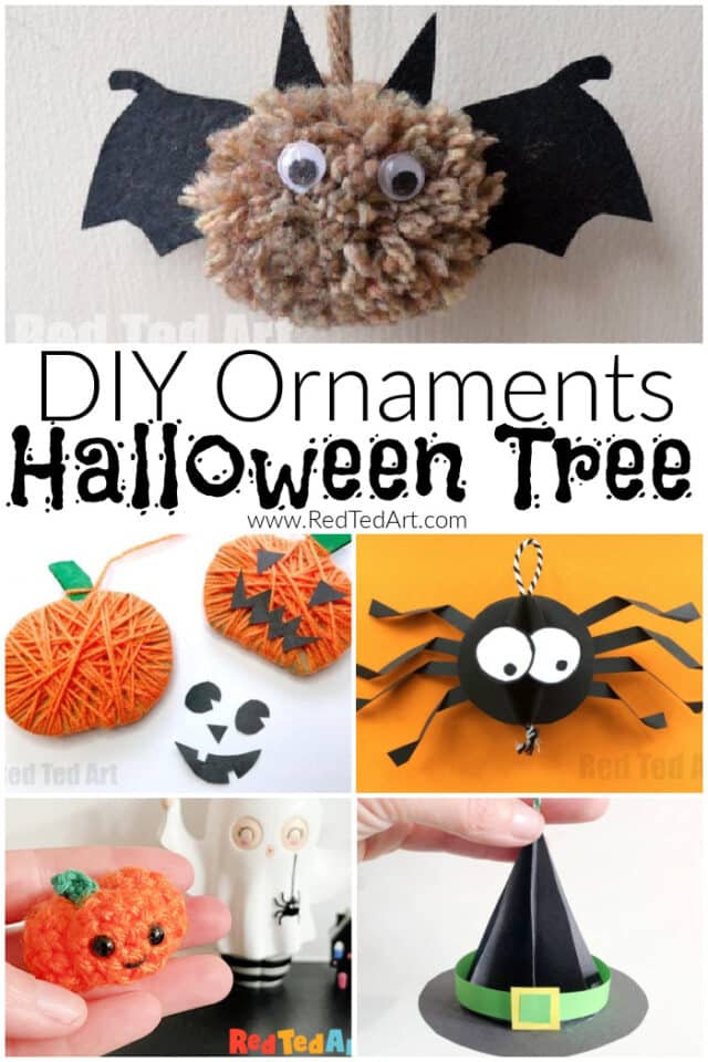 Easy Halloween Ornaments to make as Fall Decor! - Red Ted Art - Kids Crafts