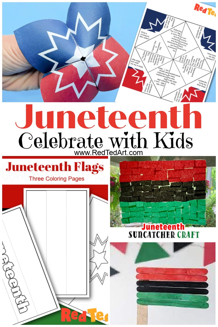 Juneteenth Celebration Ideas For Kids Red Ted Art Kids Crafts Juneteenth Celebration Ideas For Kids Red Ted Art Kids Crafts