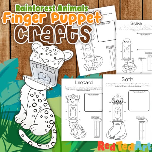 Easy Nativity Paper Puppets for Kids to make at Christmas - RedTedArt