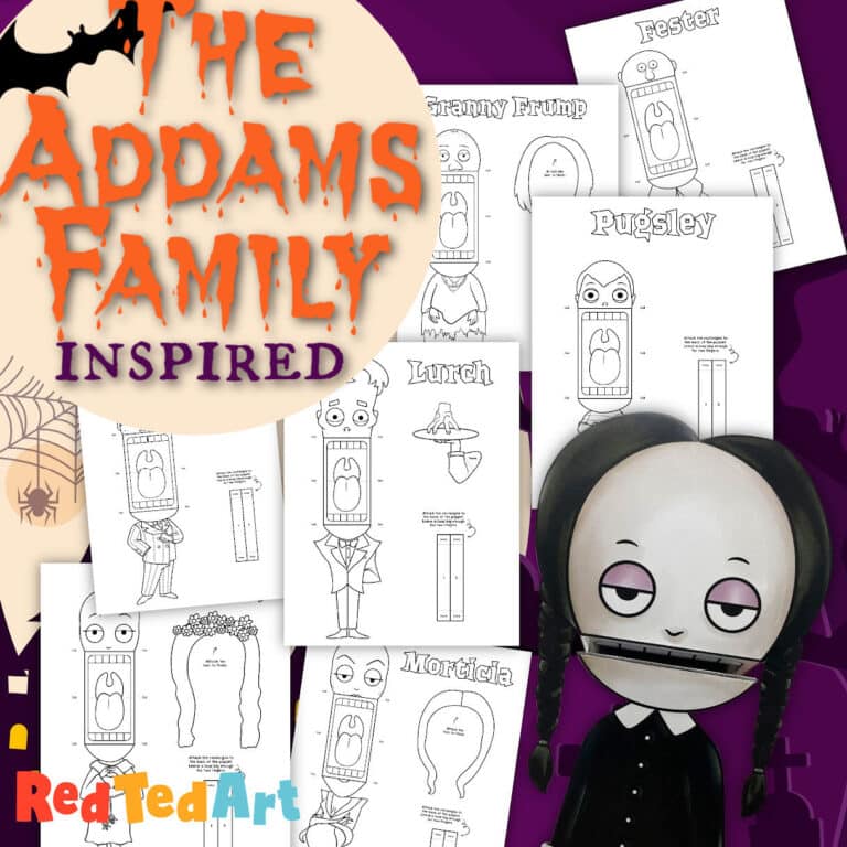 Easy Nativity Paper Puppets for Kids to make at Christmas - RedTedArt