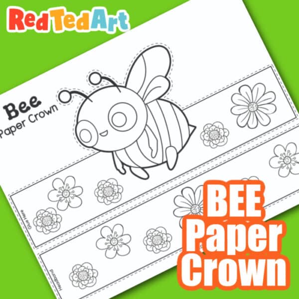 Insect Headband Craft & Coloring Pages - Red Ted Art - Kids Crafts