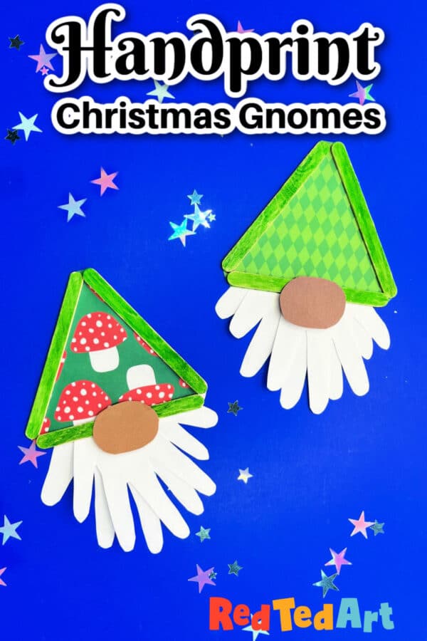Christmas Popsicle Stick Gnomes - Red Ted Art - Kids Crafts