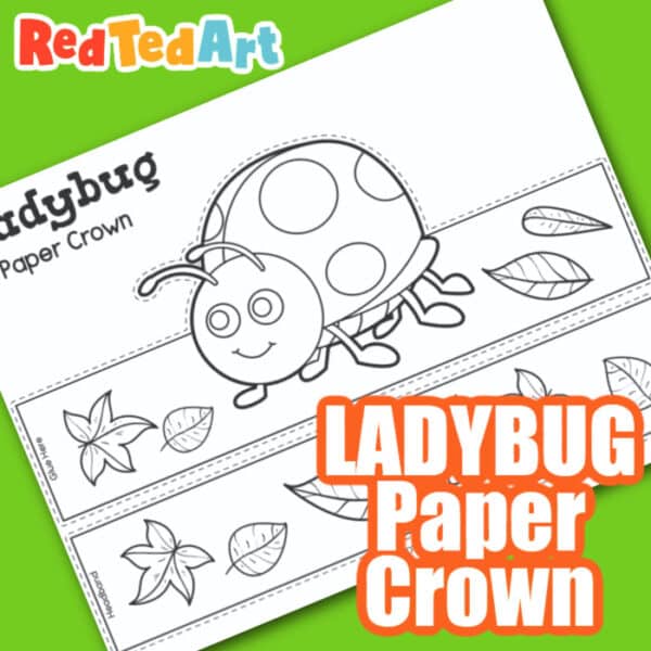 Insect Headband Craft & Coloring Pages - Red Ted Art - Kids Crafts